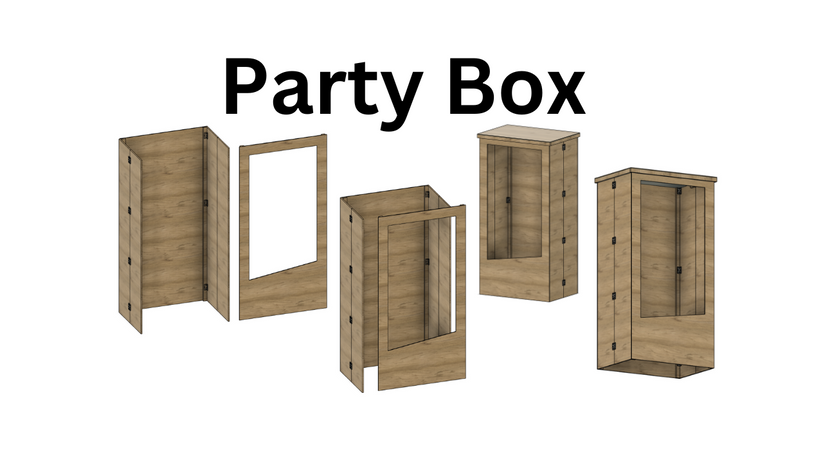 Party Box Directions with Measurement – Makerdecorshop
