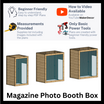 Magazine Photo Booth Box PLANS with Measurements – Makerdecorshop
