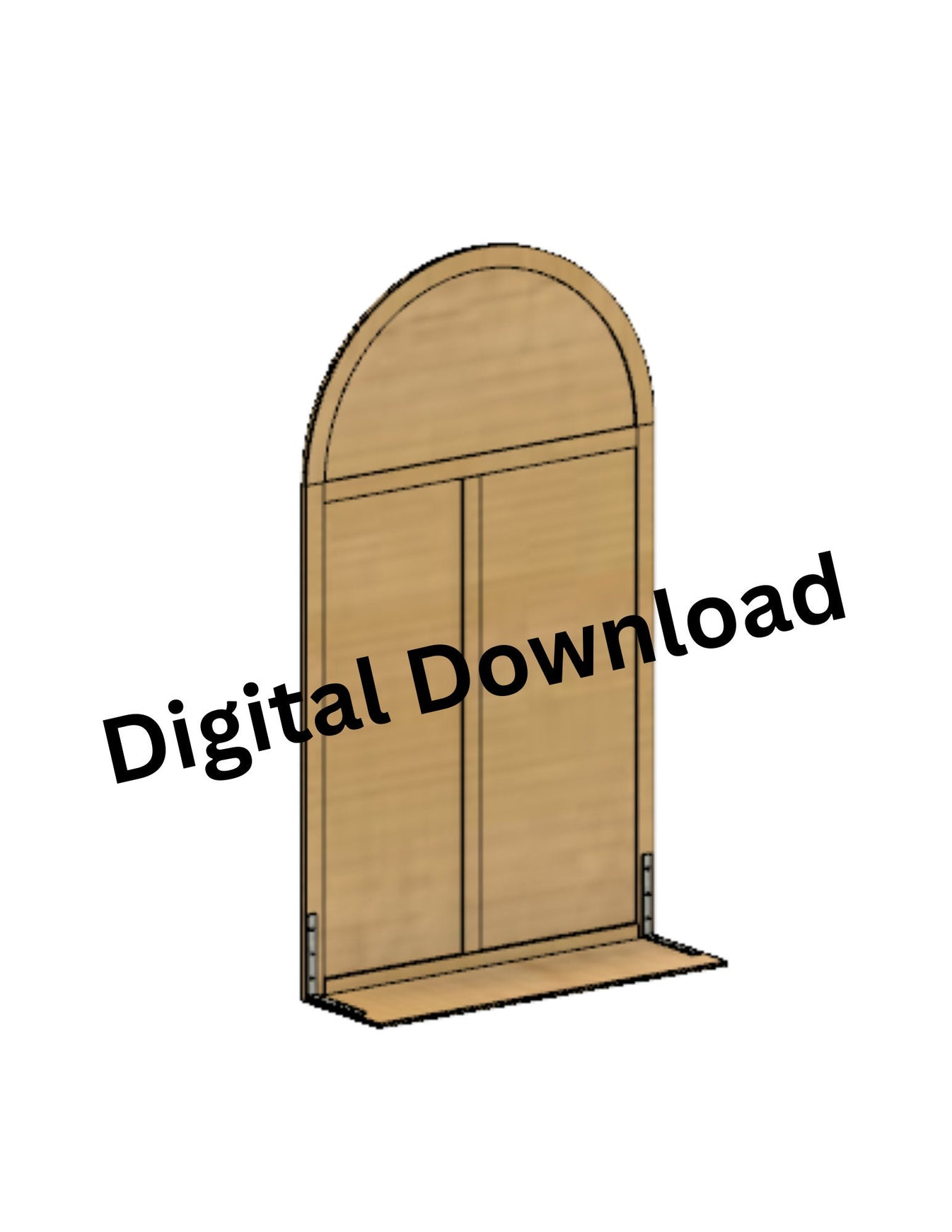 Round Top Backdrop PLANS with Measurements – Makerdecorshop